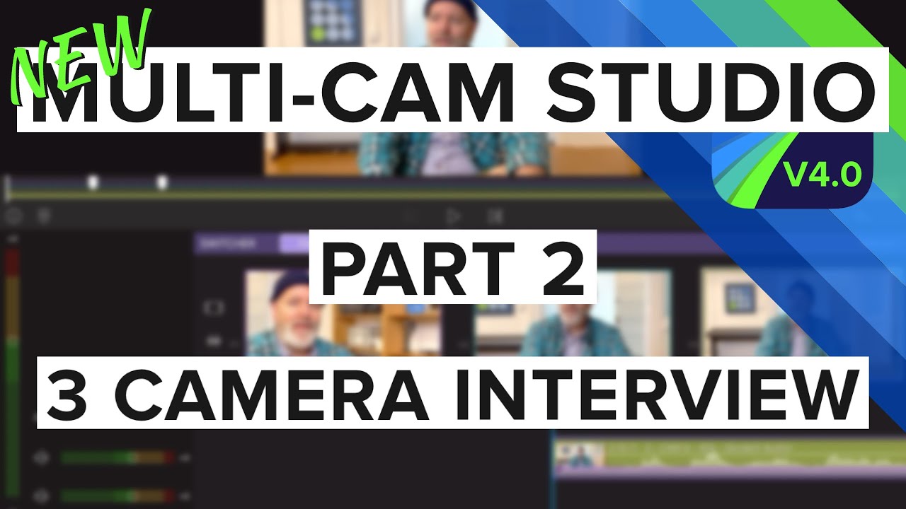 NEW MULTI-CAM STUDIO FOR #lumafusion v4 - PART 2 - 3 Camera Interview ...