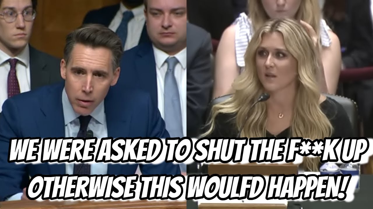 Sen. Hawley GRILLS Riley Gaines on Trans Athletes in Women's Sports ...