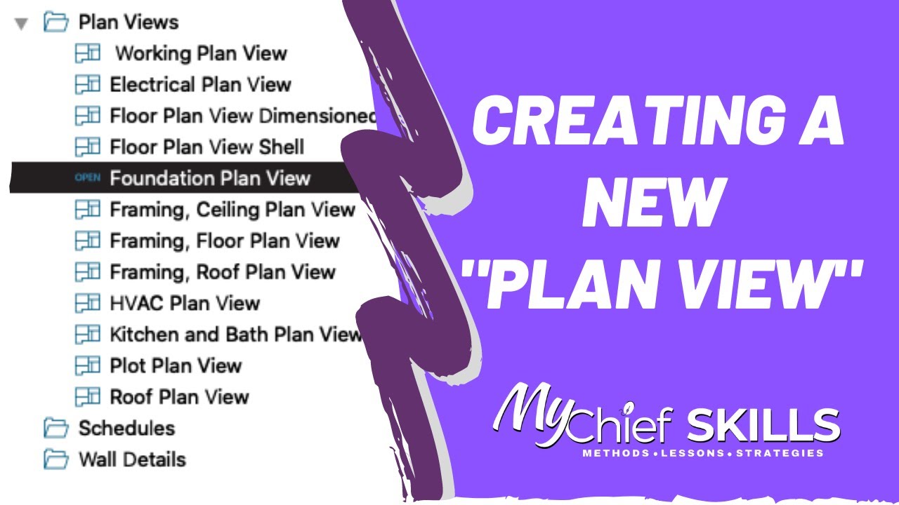 Creating a new "Saved Plan View" - YouTube