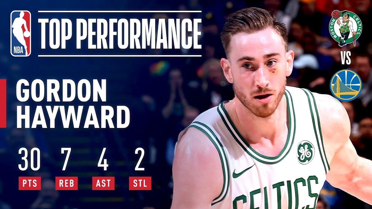 Gordon Hayward Goes For 30 POINTS On 12/16 Shooting Vs. Warriors ...