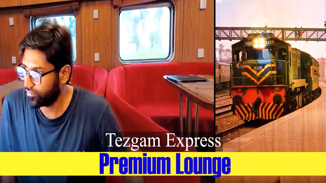Premium lounge | Tezgam Express | Raiwind to Okara best scenes ...