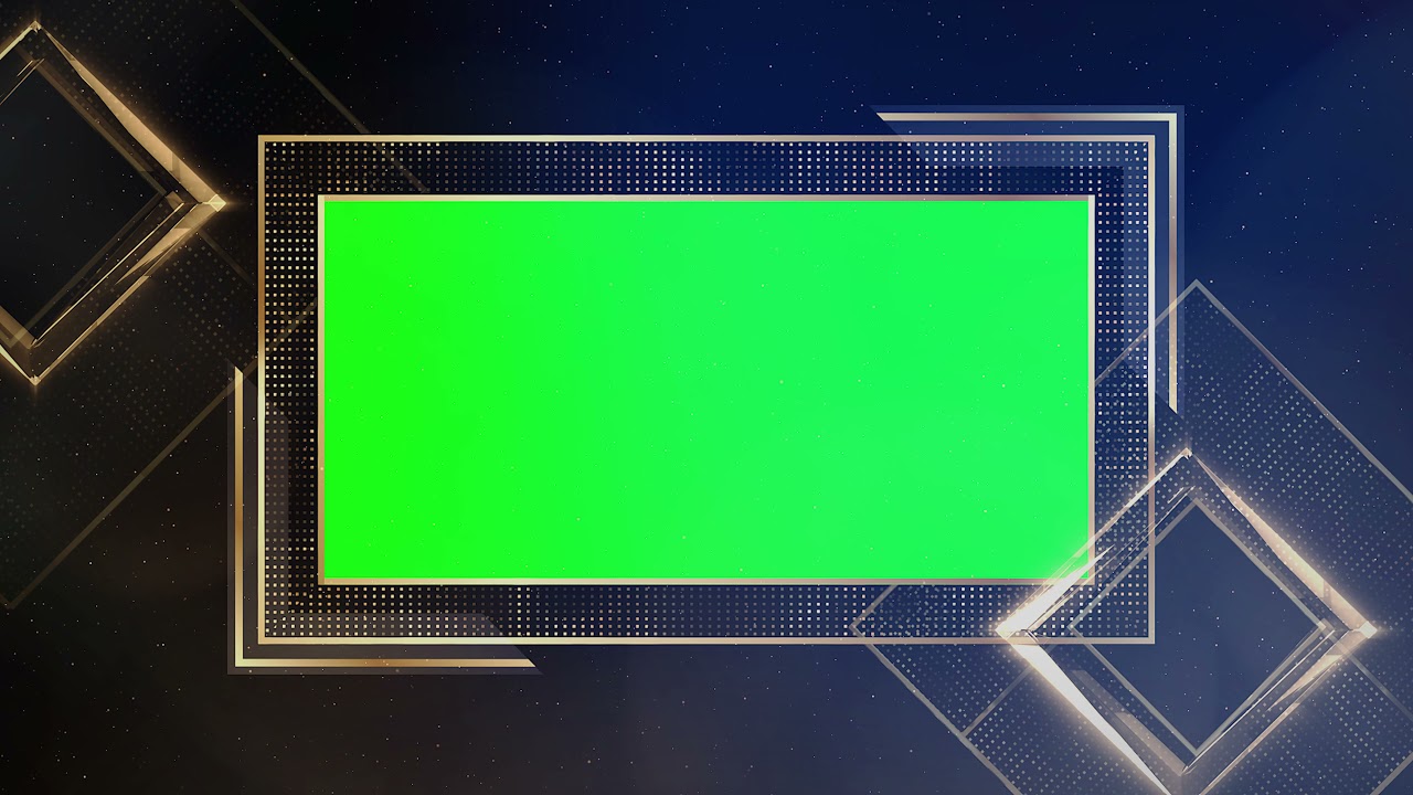 Golden Frame Wedding Green Screen Template with INTRO-OUTRO in 4K ...