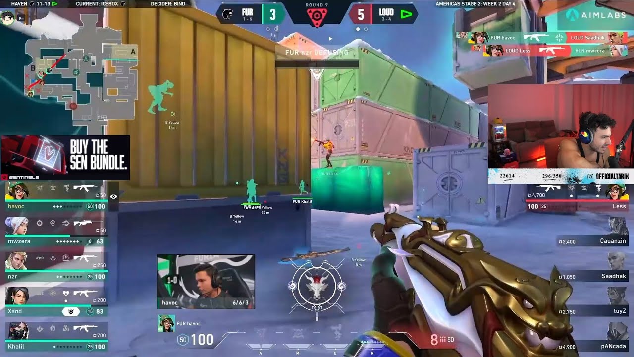 FUR Havoc Perfect 3k Retake Against LOUD | VCT VALORANT Americas Stage ...