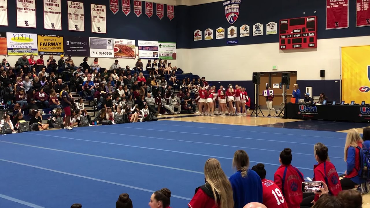 Buchanan Varsity Comp Cheer 2019 - YouTube