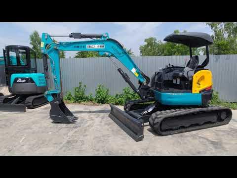 Kubota U40-6 Склад Техснаб Краснодар - YouTube
