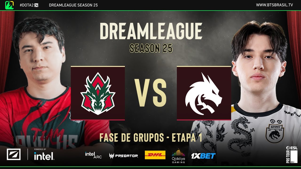 DreamLeague S25 | AVULUS vs Team Spirit | Fase de Grupos - Live B ...