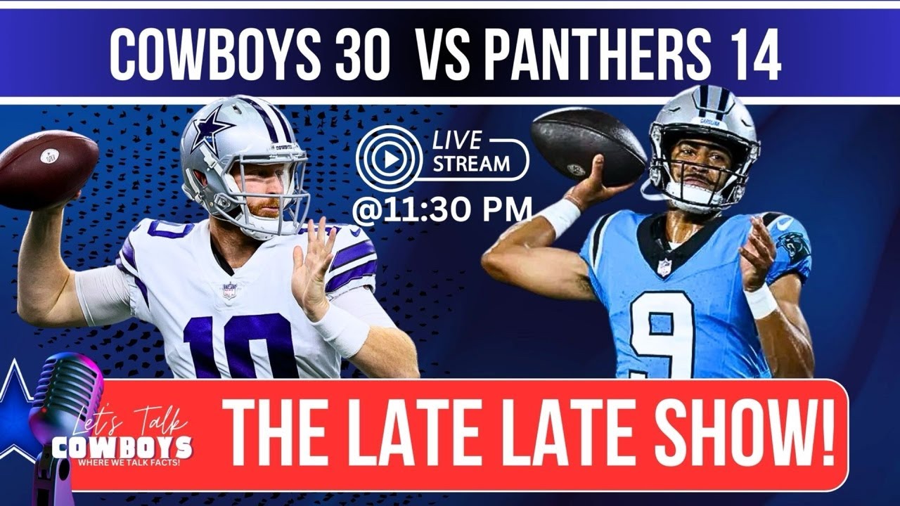 The Cowboys Beat The Panthers and Around The NFL Post Game Show! - YouTube