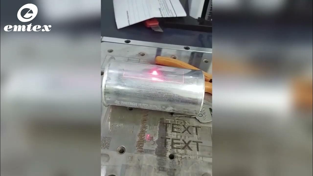 Laser printing on Aluminium capacitors - EMTEX - YouTube