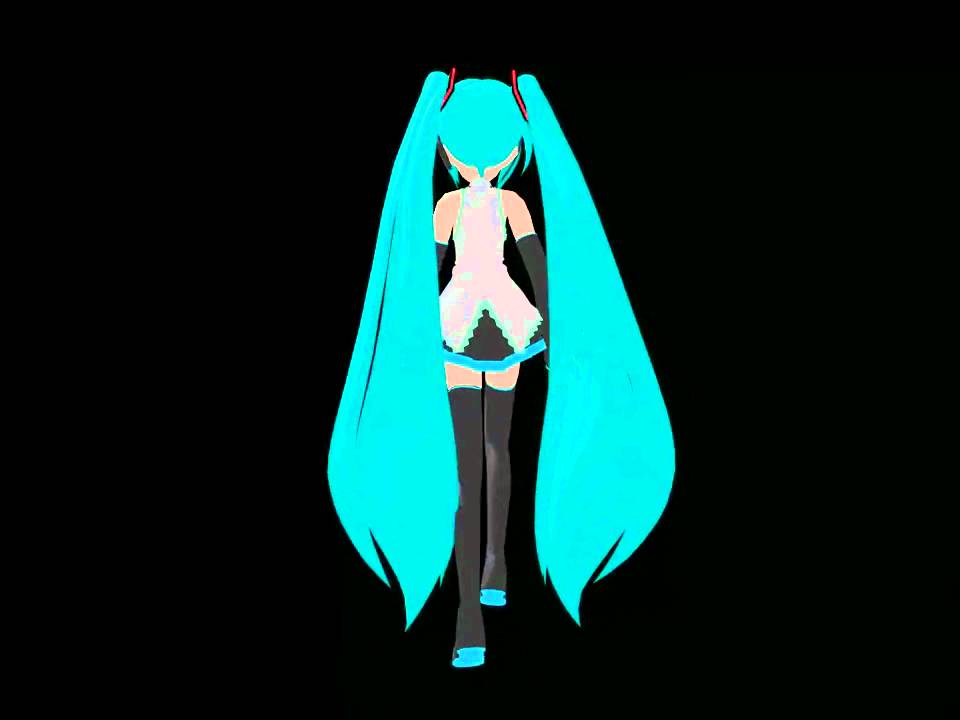 MikuMikuDance Miku Walking Motion Practice - YouTube
