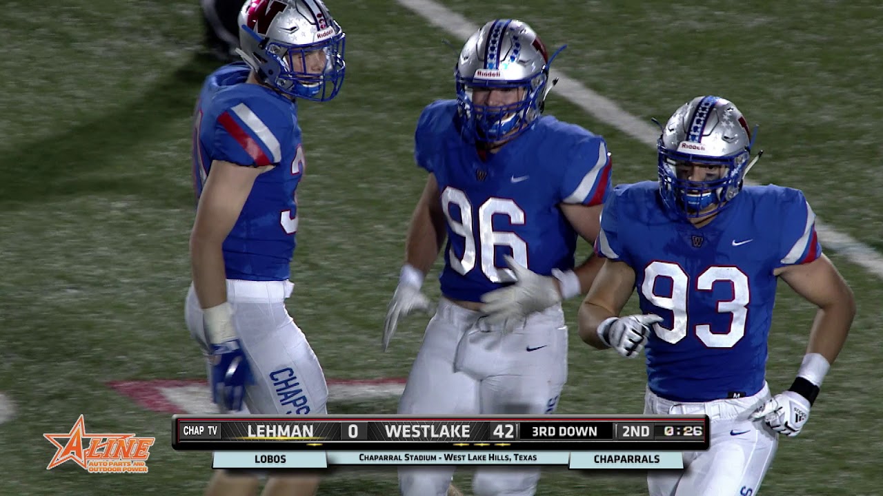 Austin McClendon QB Sack - Westlake vs Lehman 2019 - YouTube