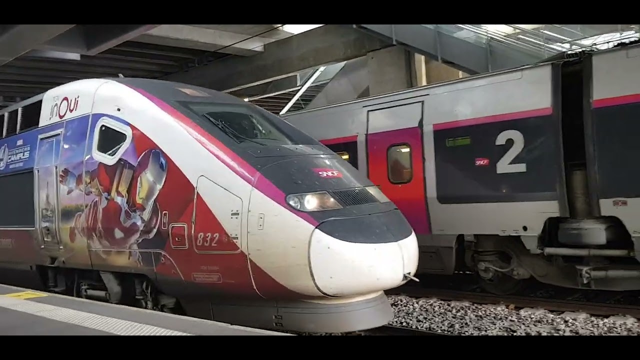 annonse +départ du tgv inoui duplex qui part de la gare de Rennes a ...