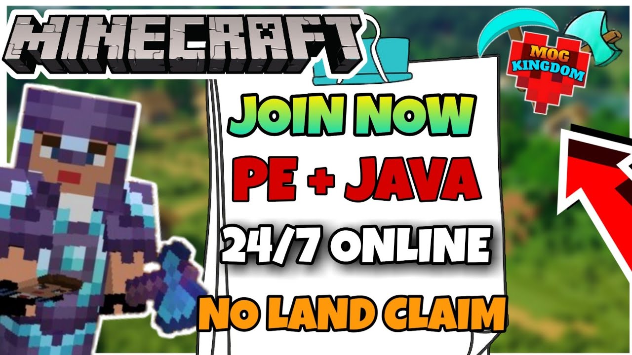 How To Join My Smp | 24/7 Online | No Land Claim | No Lag | MOG KINGDOM ...