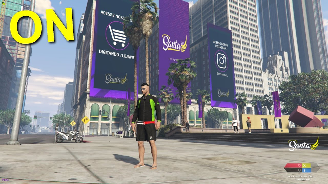 Santa Group City - ATHENAS - (GTA V RP) - Chega Maixxx - YouTube