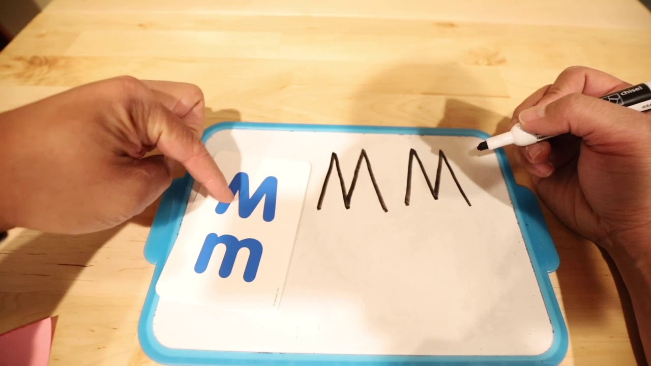 Letter M formation - YouTube