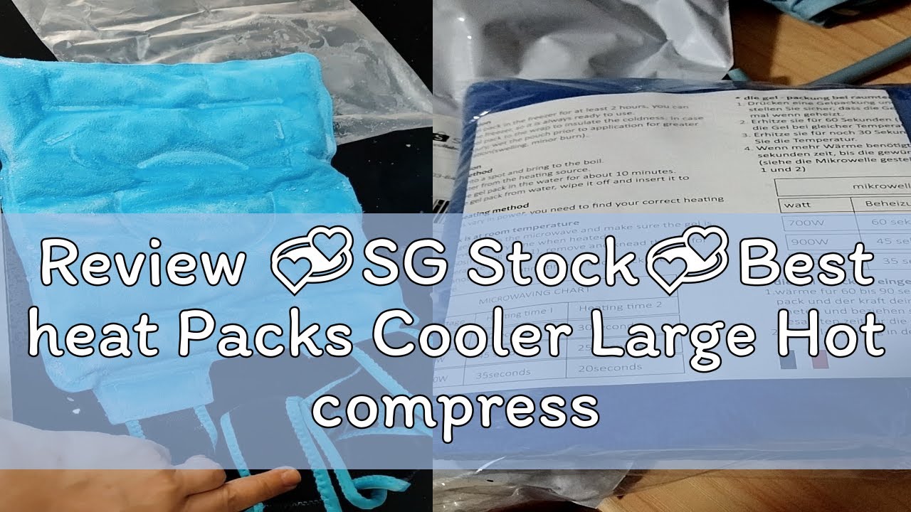 Review 💞SG Stock💞Best heat Packs Cooler Large Hot compress Physical ...