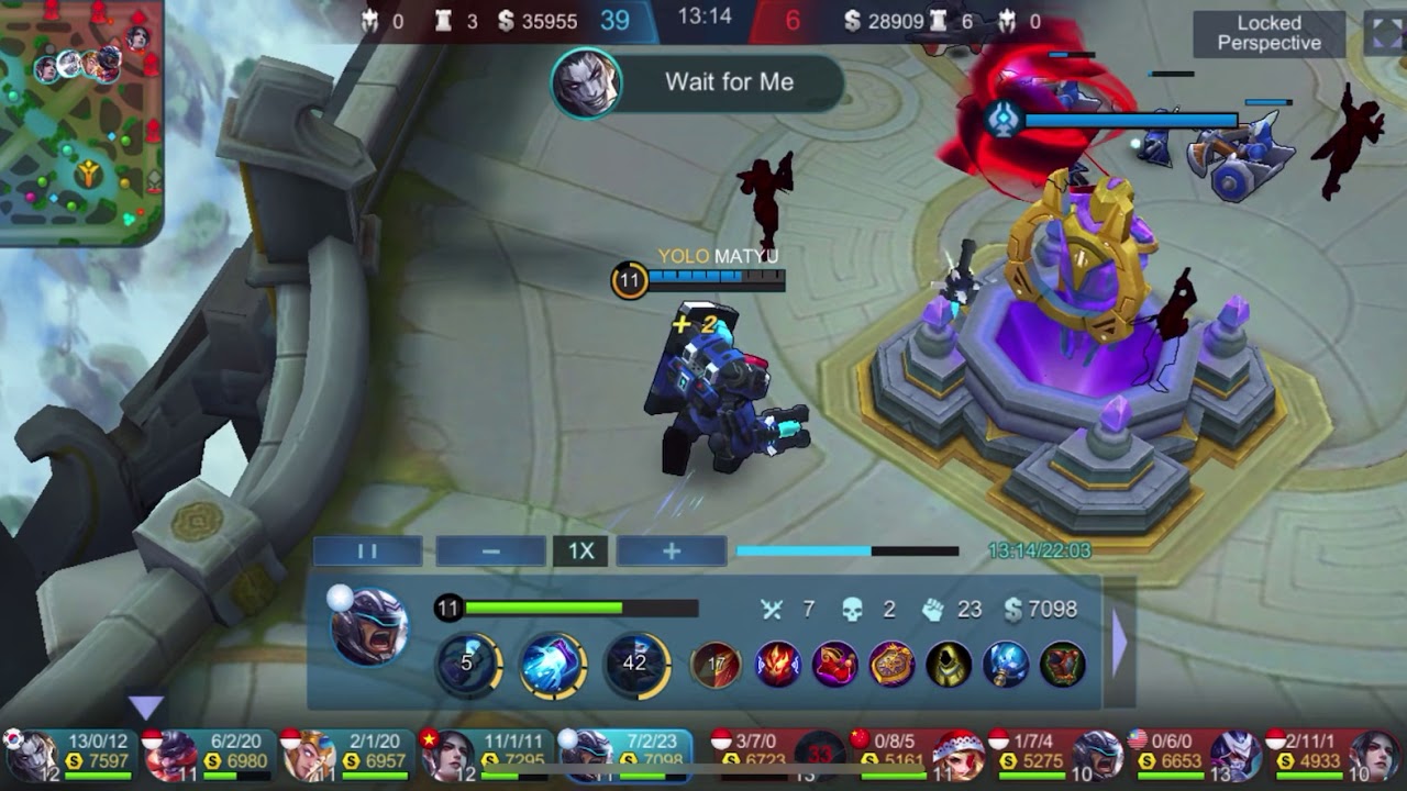 MLBB 4 TANK 1 mage lineup - YouTube