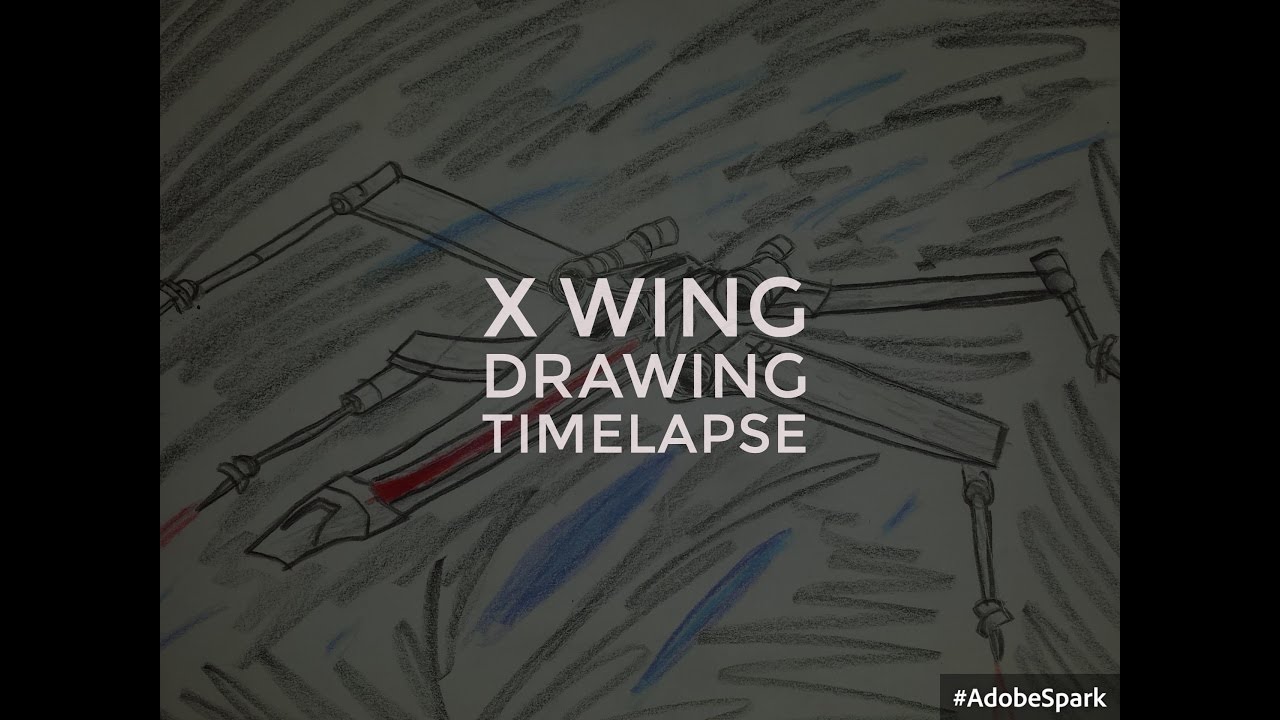 How to Draw- X Wing- Star Wars - YouTube