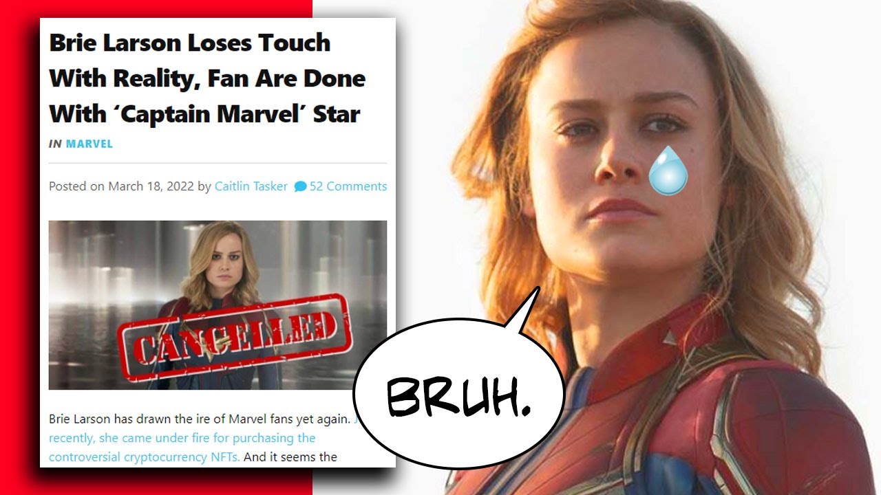 Brie Larson is OVER? Twitter TURNS on Captain Marvel Star... Again ...