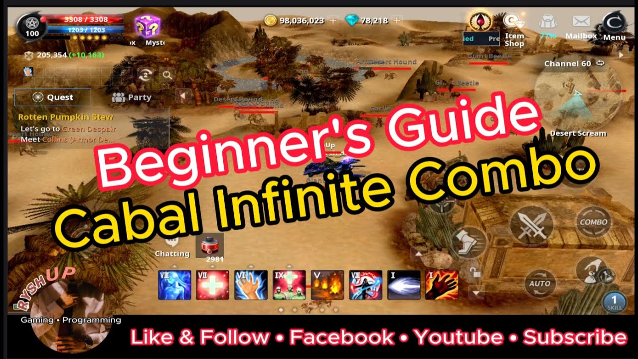 Cabal Infinite Combo: Beginner's Guide (Combo, Skills, Gears, Auto ...