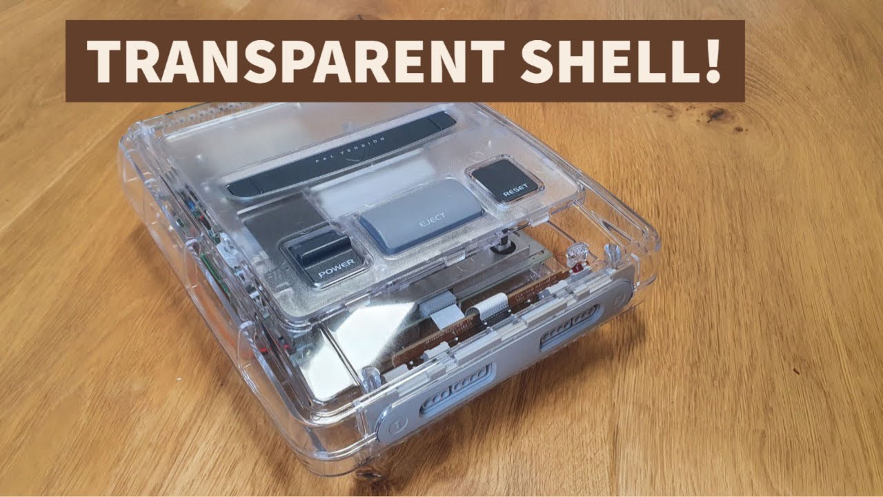 SNES Transparent Shell - YouTube