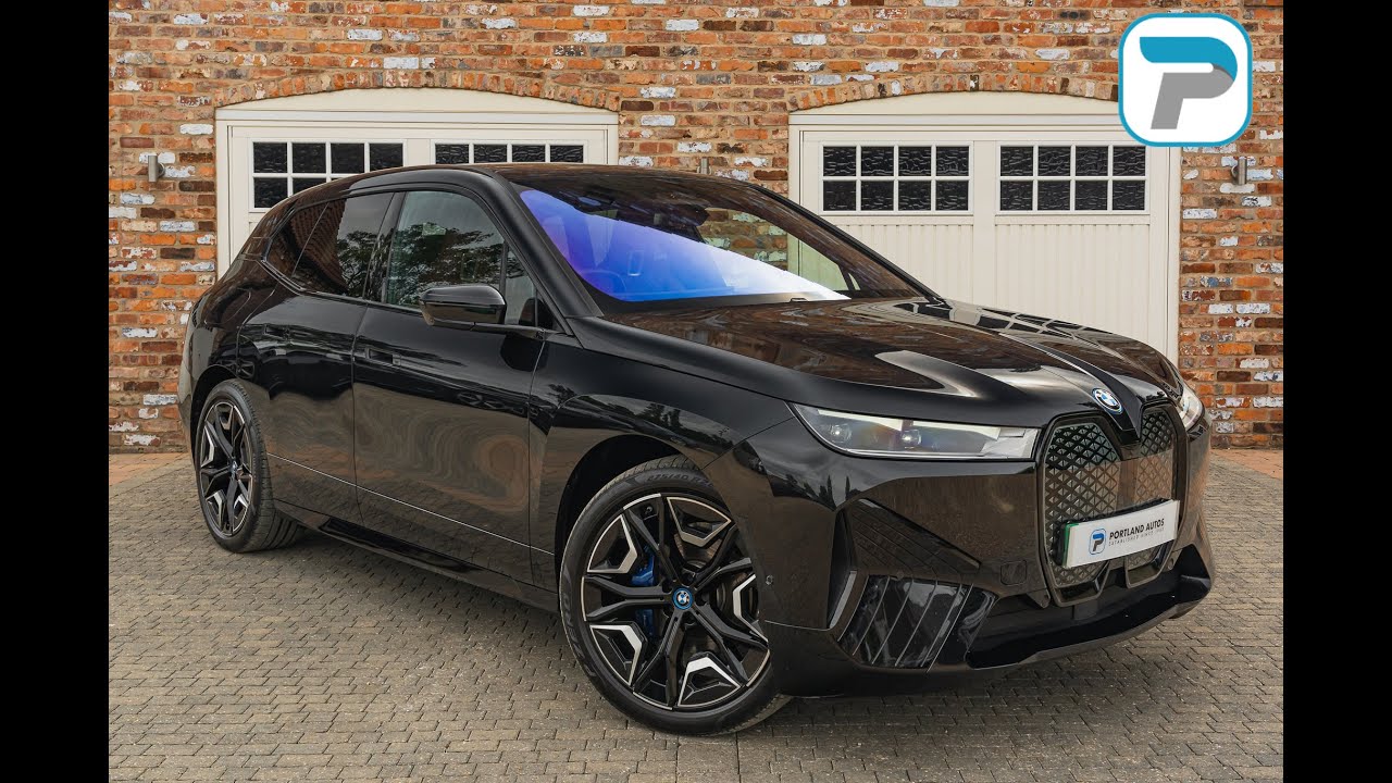 2021/71 BMW IX50 M SPORT IN BLACK SAPPHIRE INTERIOR WITH STEPPED OLIVE ...