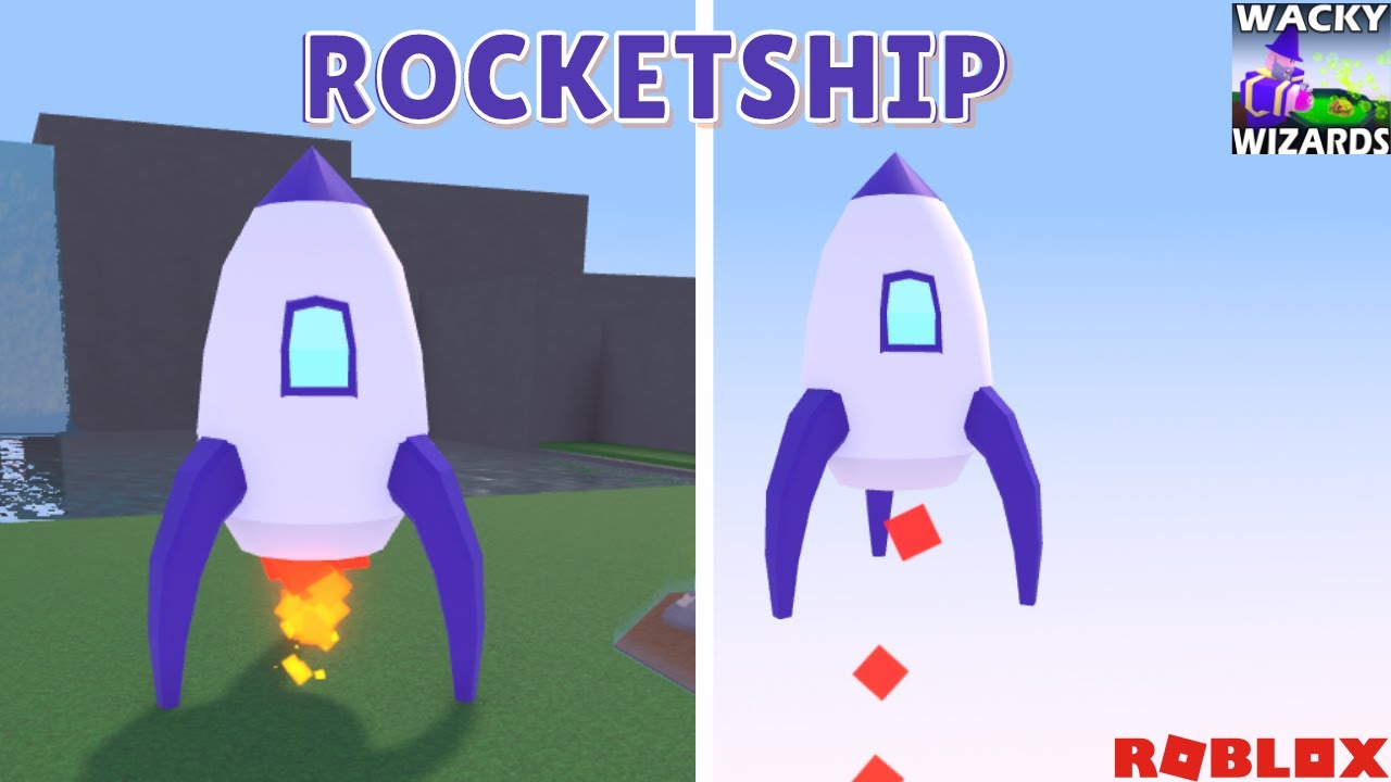 COMO FAZER A POÇÃO ROCKETSHIP (FOGUETE)🚀🚀 NO WACKY WIZARDS. ROBLOX ...