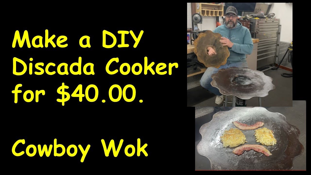 Making a DIY Discada Cooker [Cowboy Wok] - YouTube
