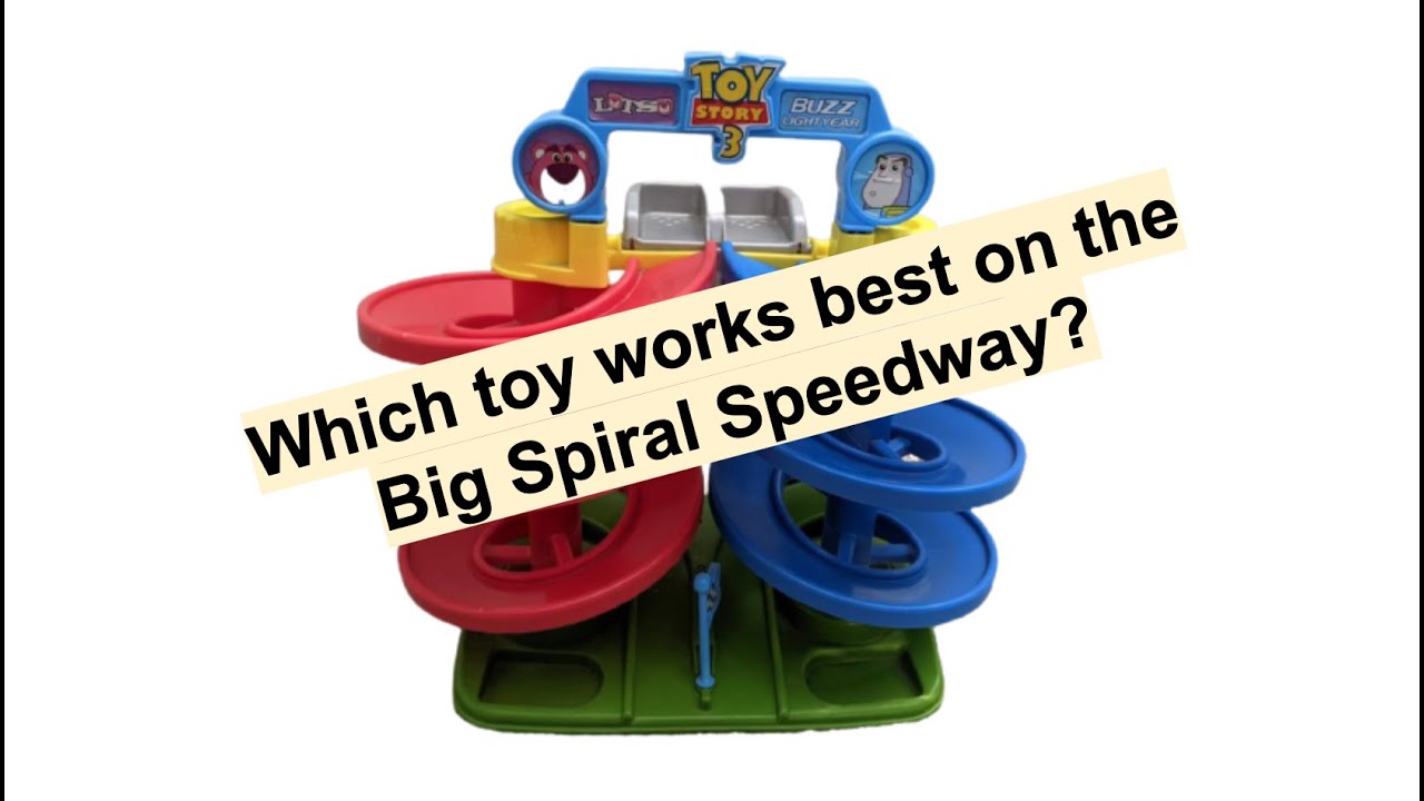 Testing out a Fisher-Price Disney Toy Story 3 Big Spiral Speedway - YouTube