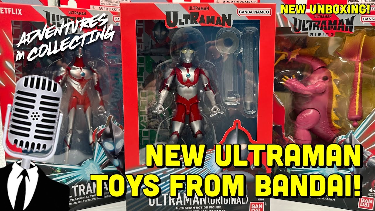 Unboxing the Bandai Namco Ultraman Rising figure wave - YouTube