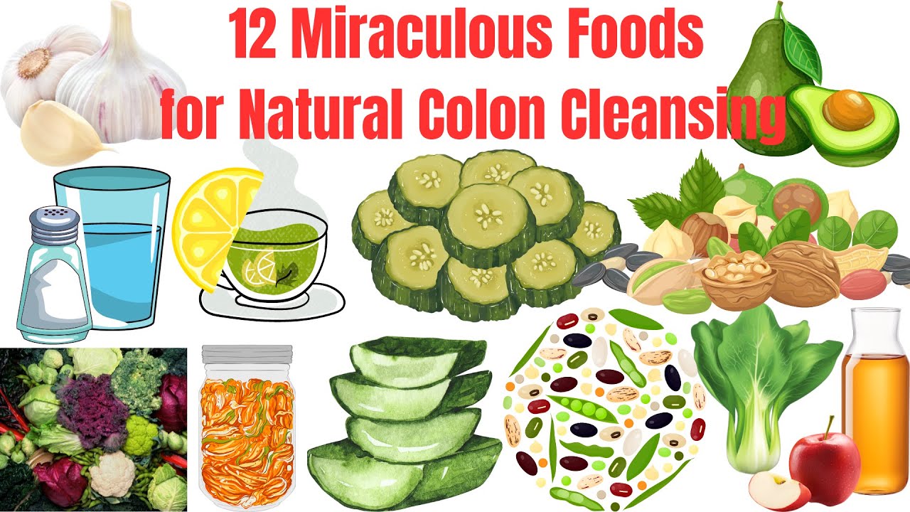 12 Miraculous Foods for Natural Colon Cleansing | 247nht - YouTube