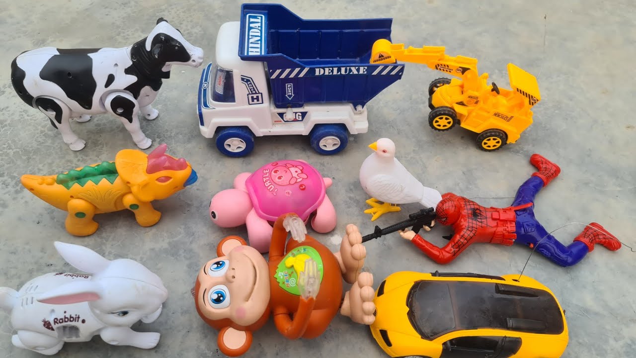 JCB wala cartoon gadi wala cartoon helicopter wala cartoon rabbit ...