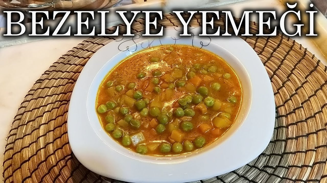Bezelye yemeği tarifi!! - YouTube