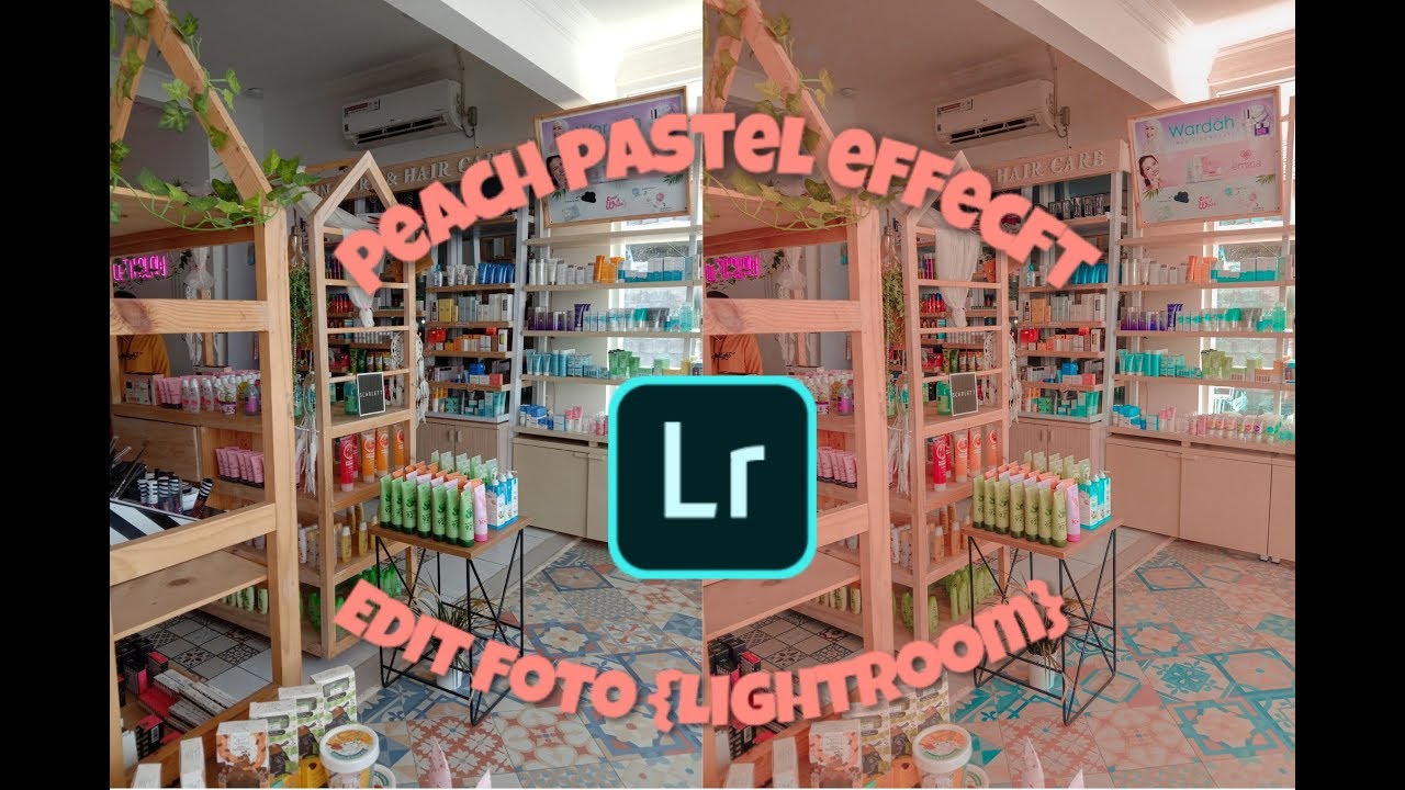 TUTORIAL EDIT FOTO ( LIGHTROOM) || PEACH PASTEL EFFECT - YouTube