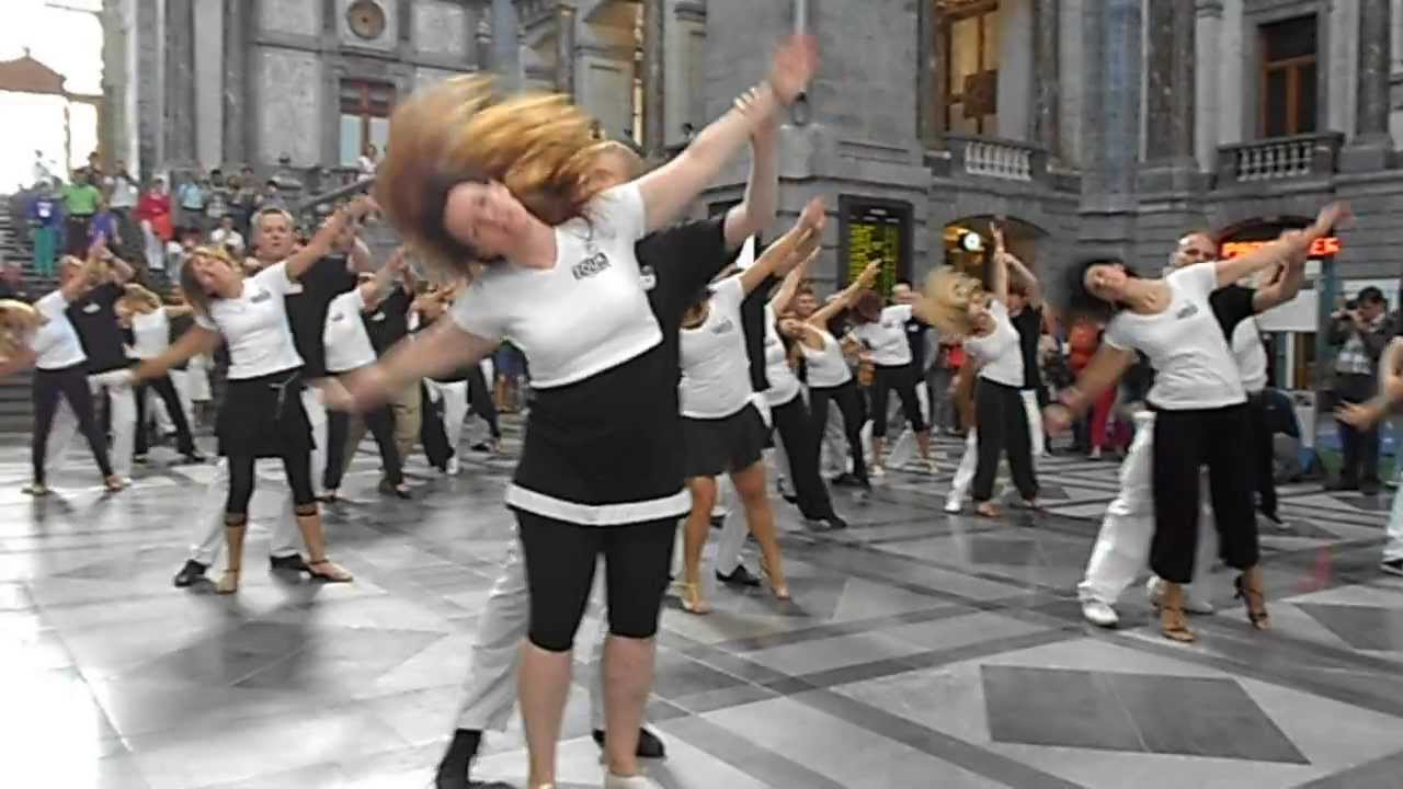 Historic International Flashmob Antwerp Belgium Central Station - YouTube