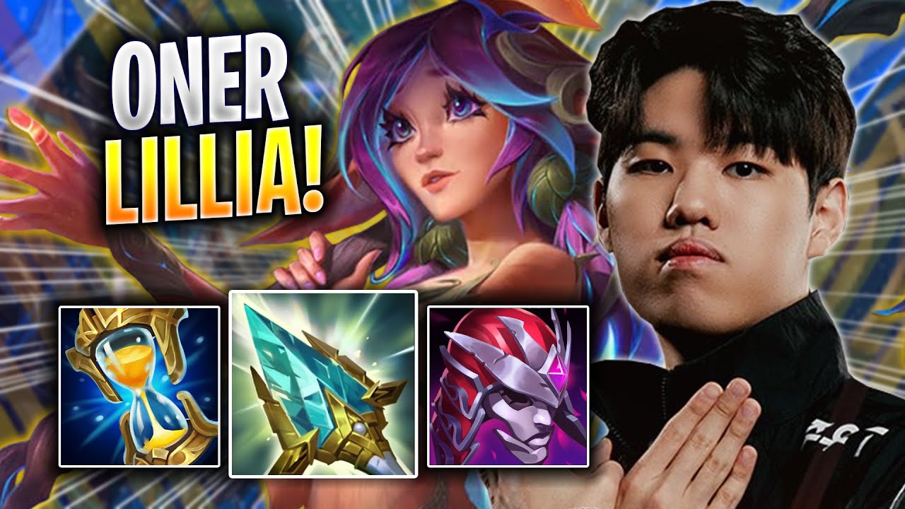 ONER TRIES NEW LILLIA BUILD! - T1 Oner Plays Lillia JUNGLE vs Poppy ...
