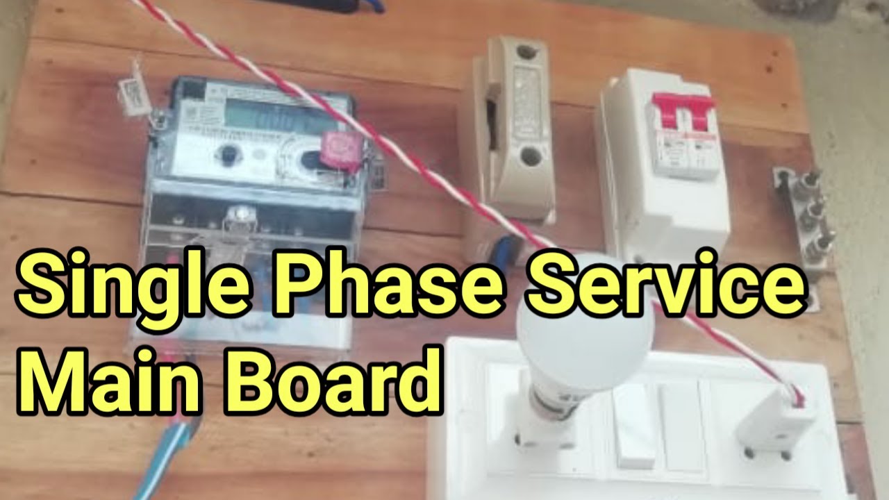 Single phase Main Board /Electrical Board work /1 ph Main Board ...