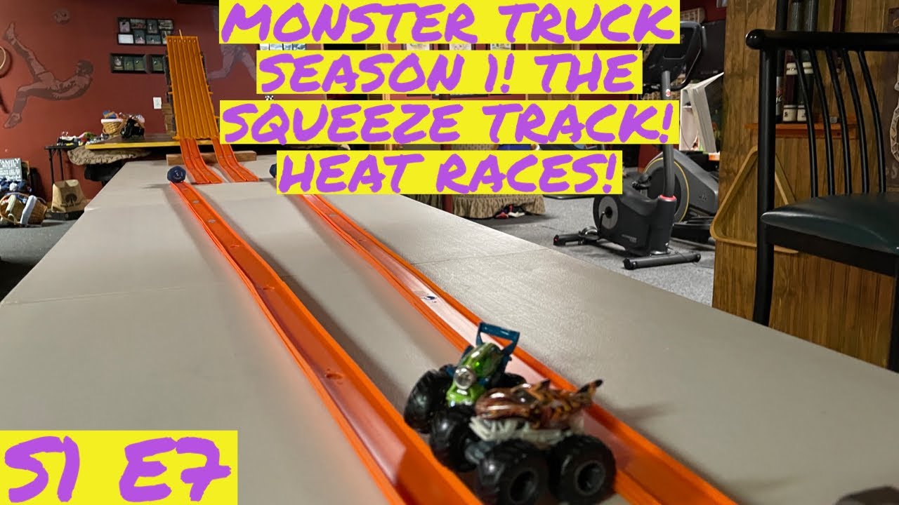 HWMT SEASON 1 EVENT 7! | THE SQUEEZE TRACK! | HEAT RACES! | MONSTER ...