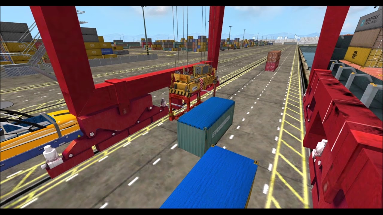 Ship to Shore (STS) Crane Simulator by LSyM - LSyM Simulador de Grúa ...