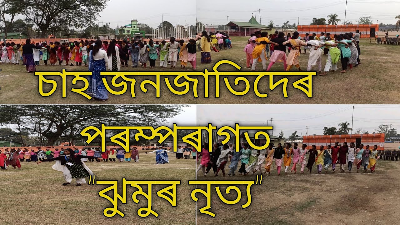 Jhumur Dance#ঝুমুৰ নৃত্য#Traditional folk dance of tea tribe ...