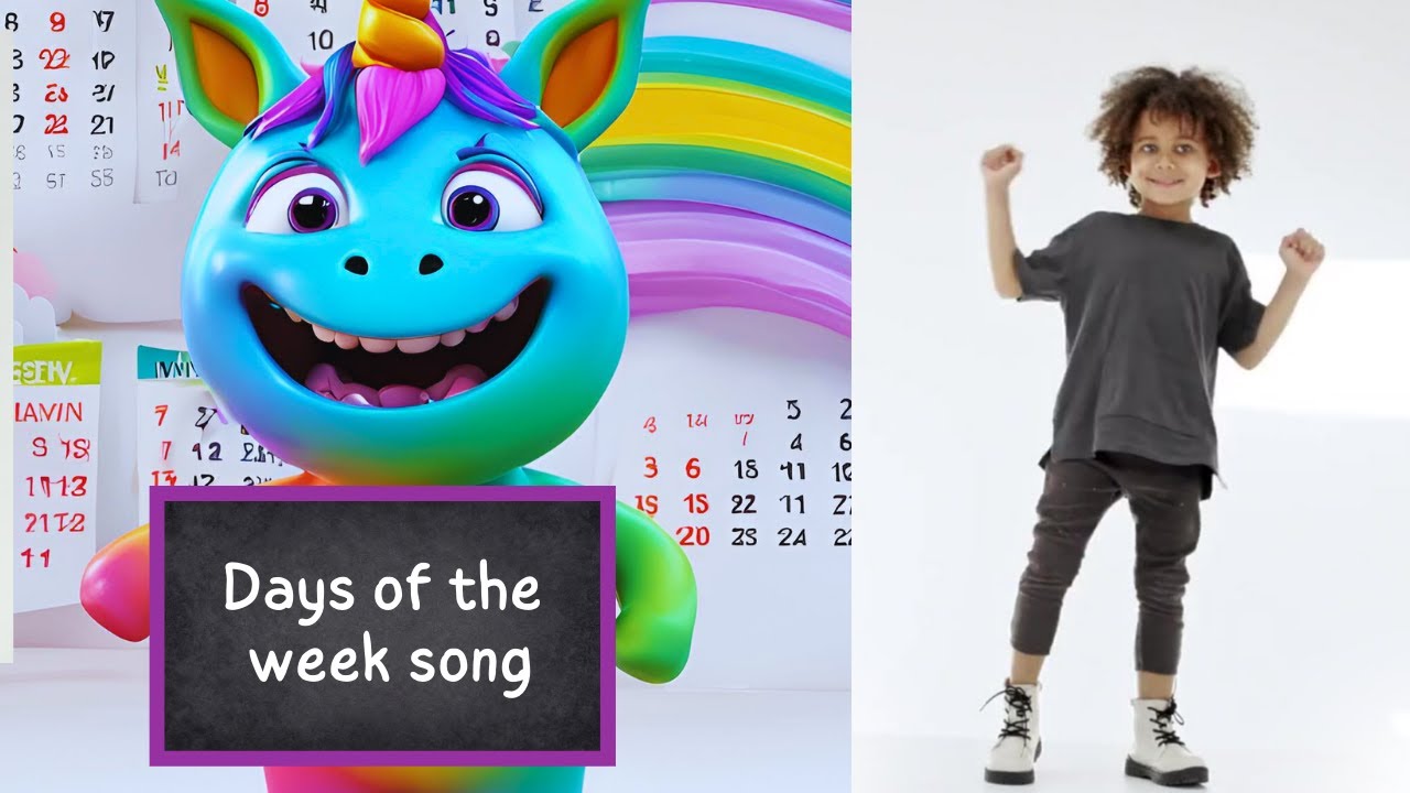Days of the week. Fun sing-along song with lyrics. - YouTube