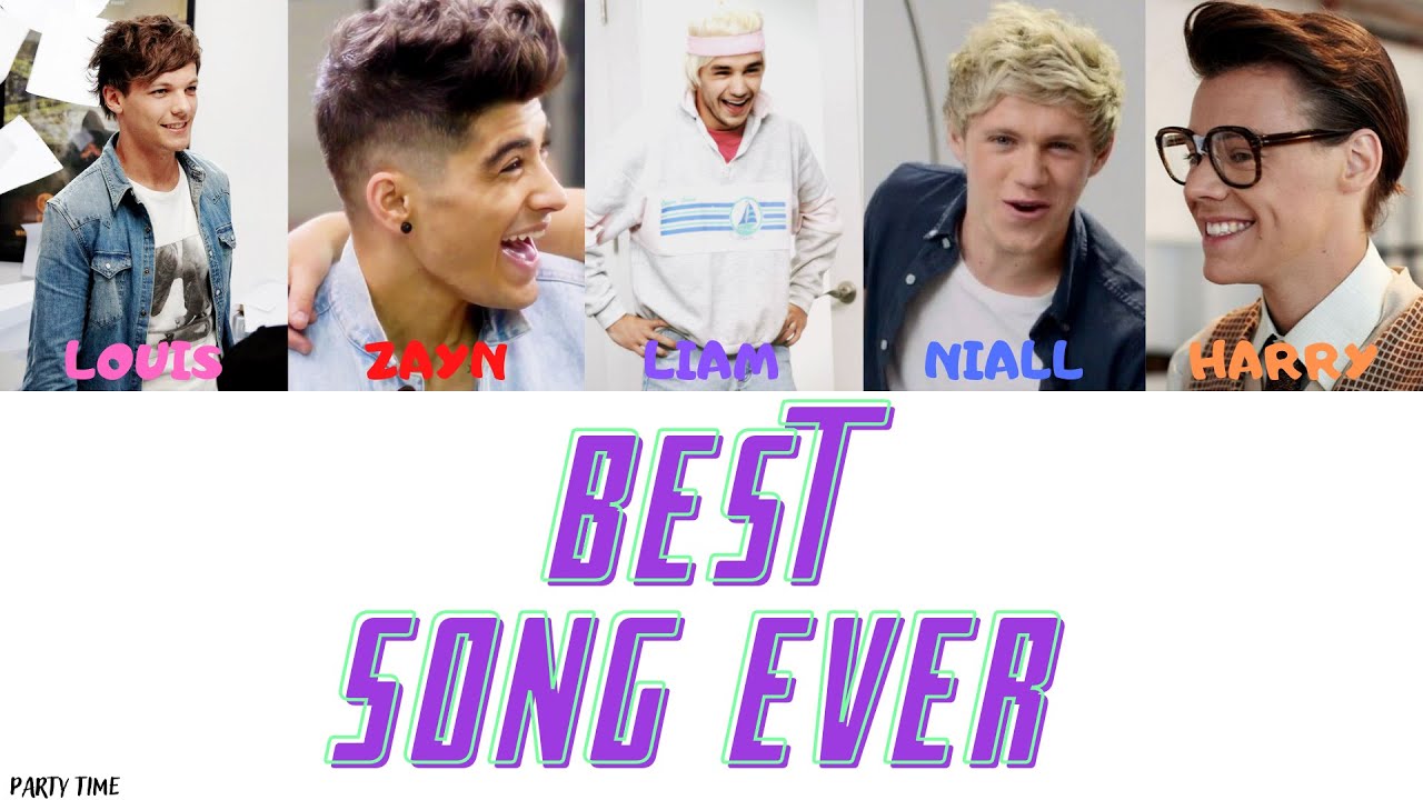 One Direction - Best Song Ever {LYRIC/COLOR CODED} - YouTube