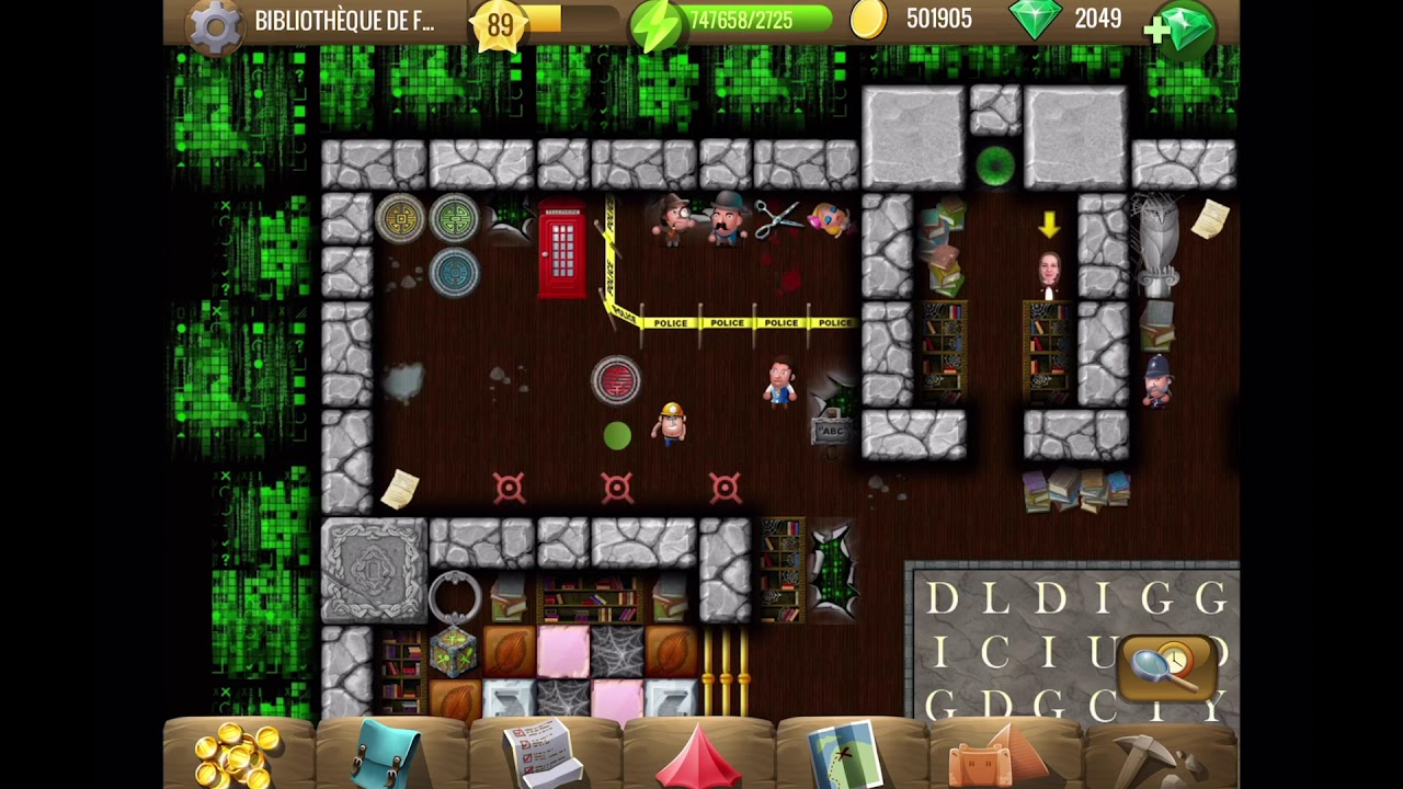 MOBILE [~7th Birthday~] #13 Library of Fiction - Diggy's Adventure ...