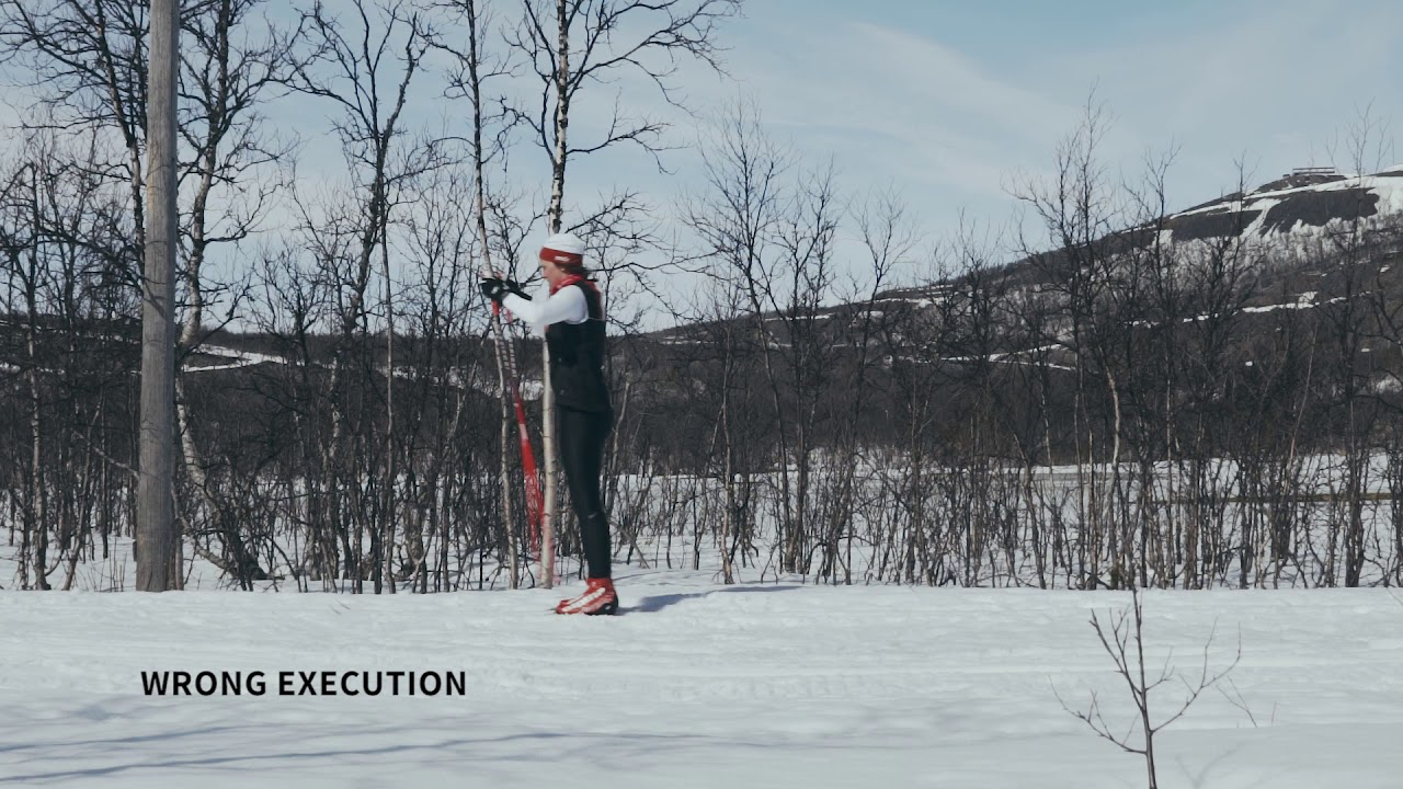 Find your core power and attack when skiing - YouTube