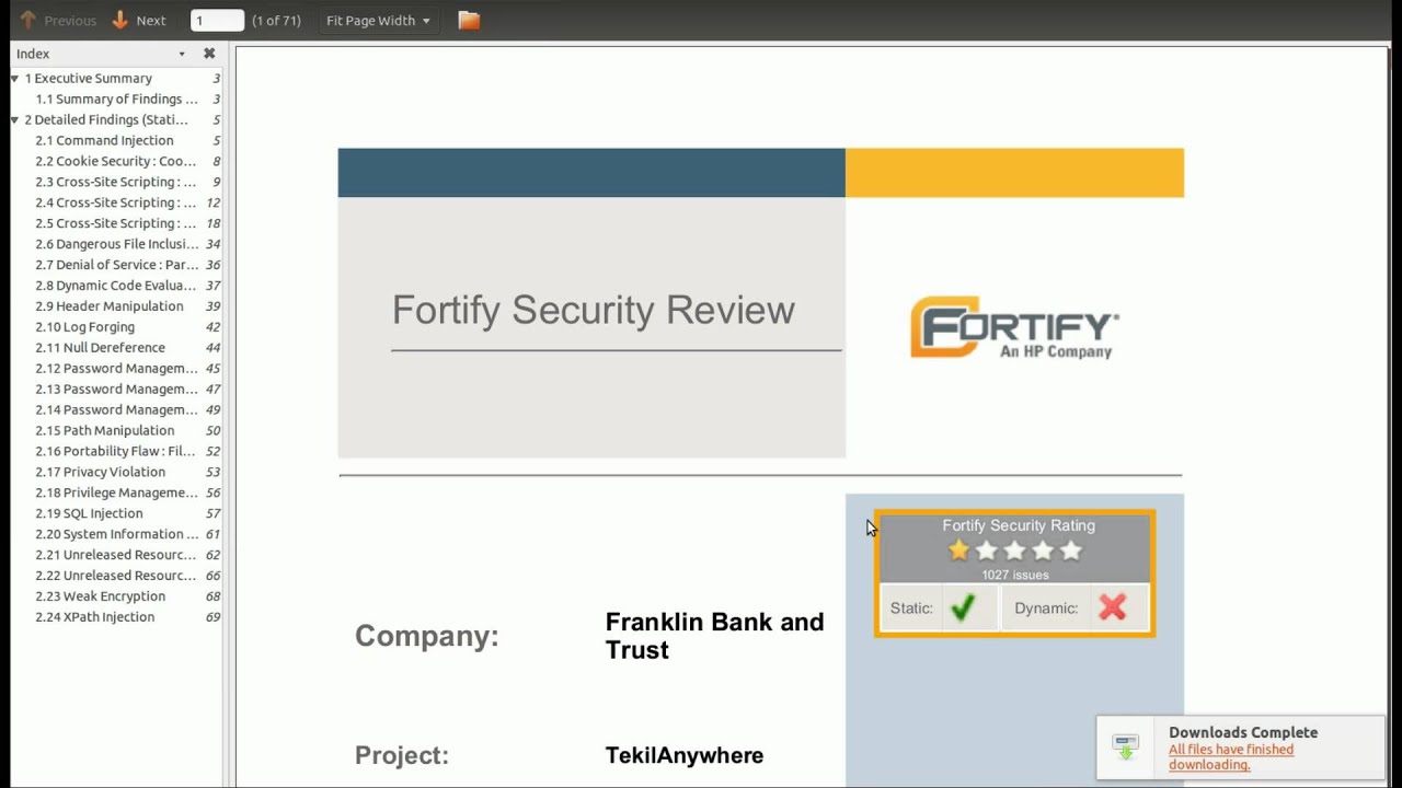 HP Fortify On Demand - Fast Tour with TekilAnywhere Applications - YouTube