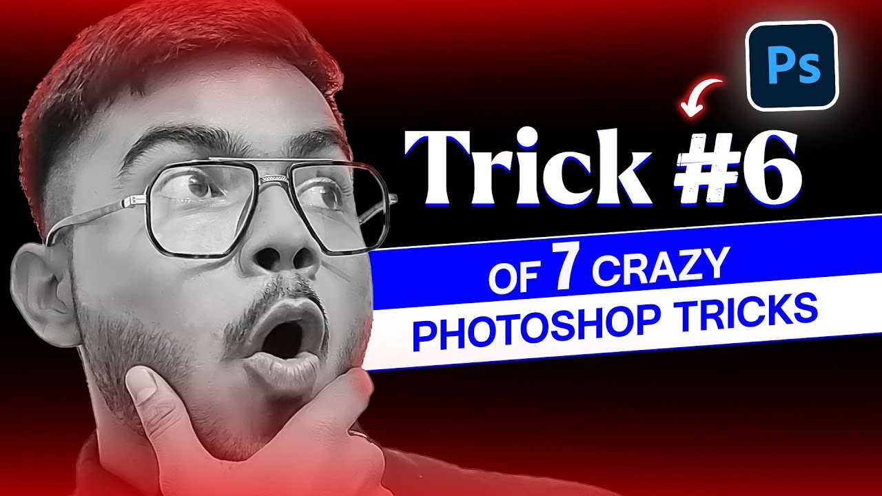 Trick 6/7 🔥 of 7 Crazy Photoshop Tricks | Photoshop Tips & Tricks ⚔️ ...