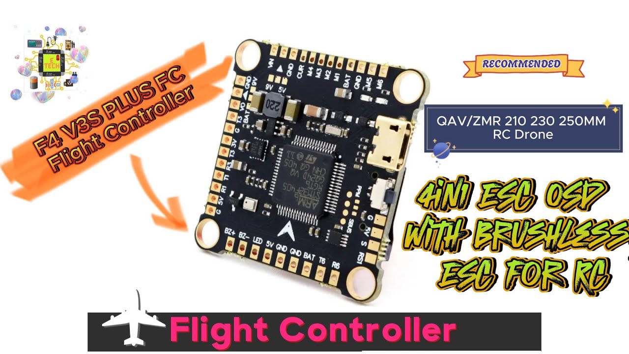 F4 V3S PLUS FC Flight Controller - YouTube