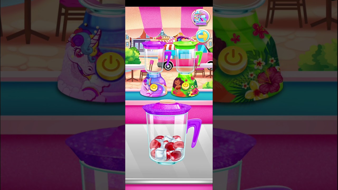 Rainbow slushy - make best slushy and have fun - YouTube