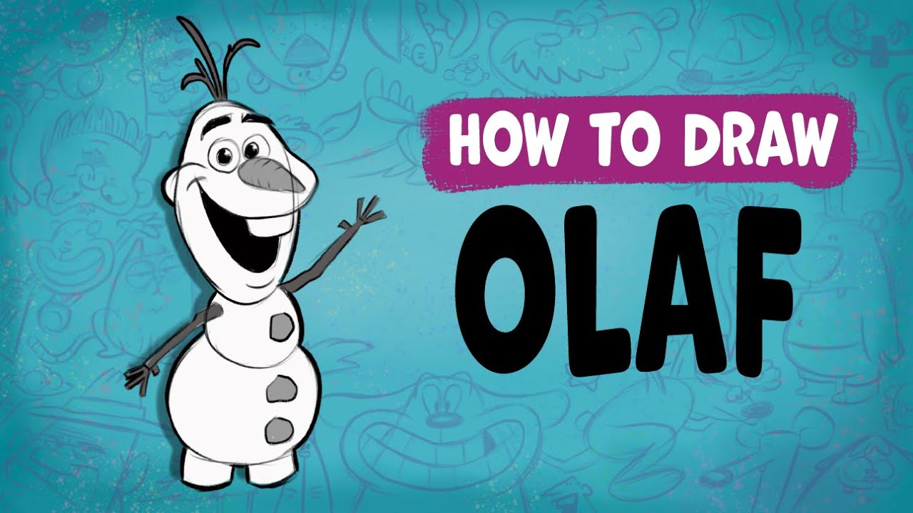 How to Draw Olaf Step-by-Step - YouTube