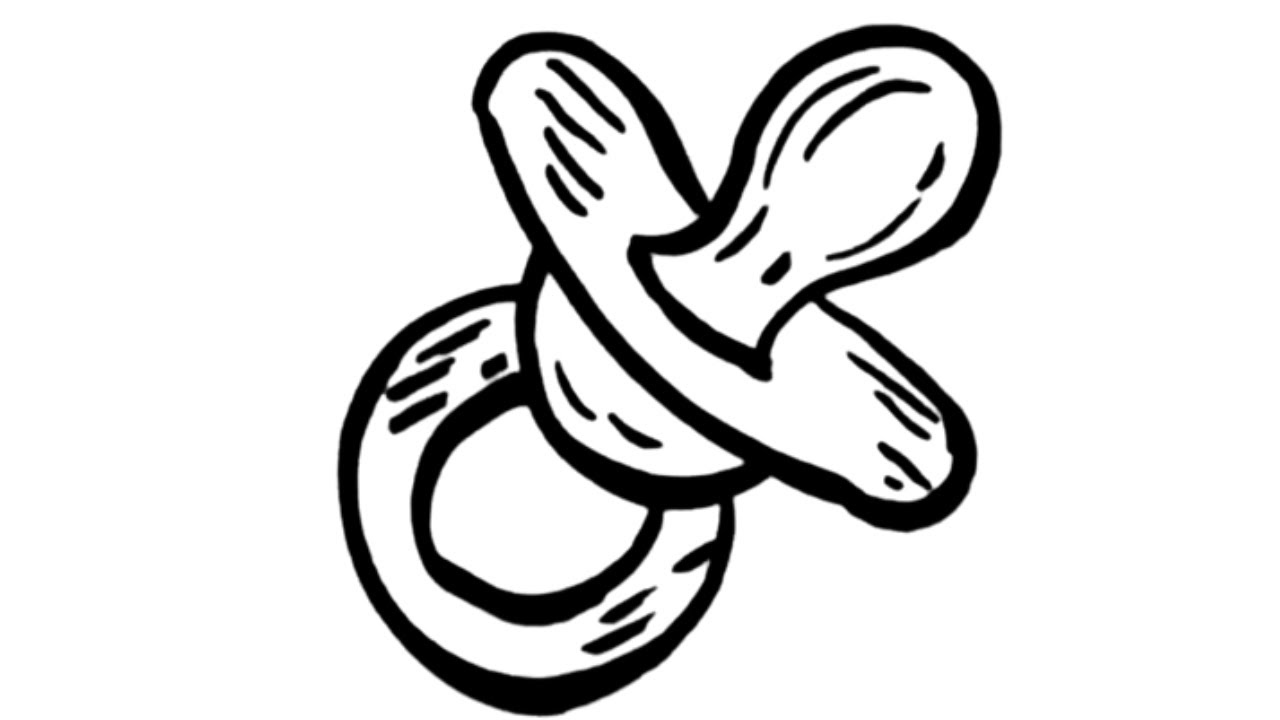 Draw a Soothing Baby Pacifier! 🍼🖍️ Easy Drawing Tutorial for Parents ...