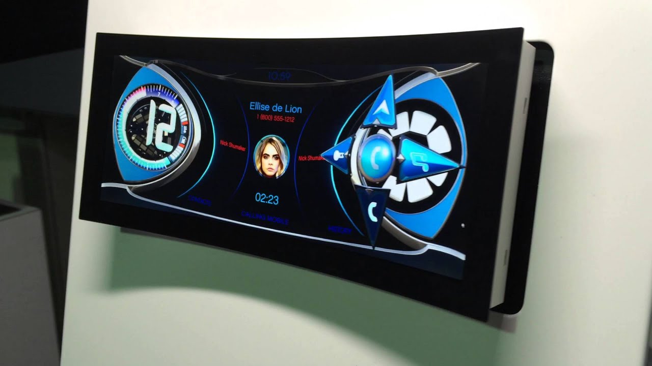 Curved Display - YouTube